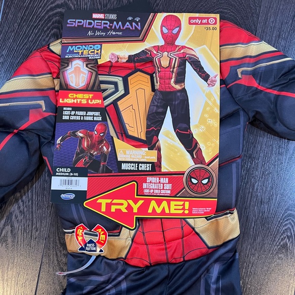 Marvel | Costumes | Marvel Spiderman Deluxe No Way Home Boys Halloween ...